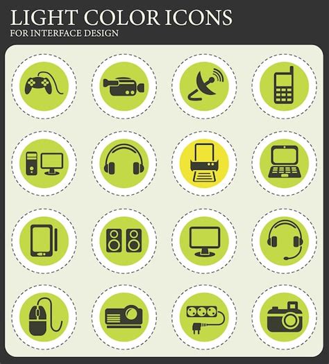 Premium Vector Devices Icon Set