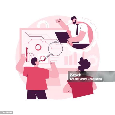 Analytics And Data Science Abstract Concept Vector Illustration Stock