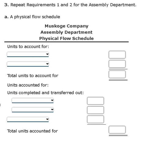 Solved Fifo Method Two Department Analysis Muskoge Company
