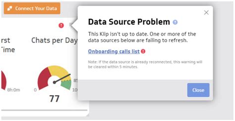 help my data source failed to refresh klipfolio help center