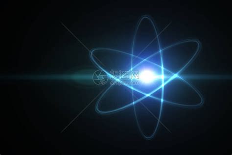 原子和基本粒子模型物理概念图片素材 正版创意图片402395205 摄图网