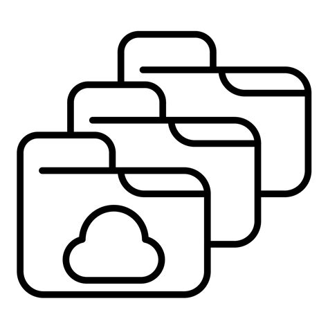 Data Storage Line Icon 14727214 Vector Art At Vecteezy