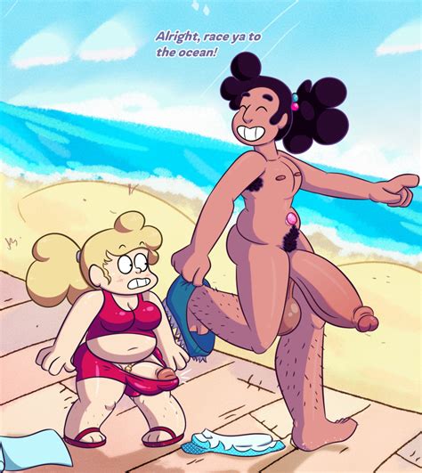 Rule 34 Beach Big Penis Blonde Hair Bushy Pubes Cartoon Network