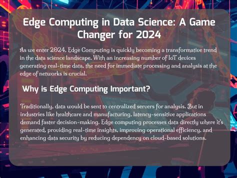 Datascience Edgecomputing Iot Realtimedata Techtrends Ai Innovation Machinelearning