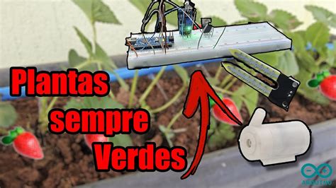 Sistema De Irrigação Automática Com Arduino E Sensor De Umidade Do Solo Youtube
