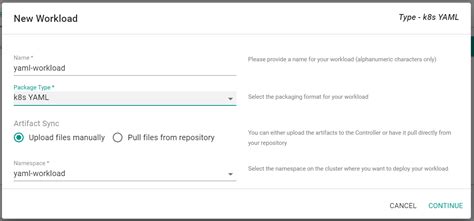 Learn Kop Yaml Workload Rafay Product Documentation