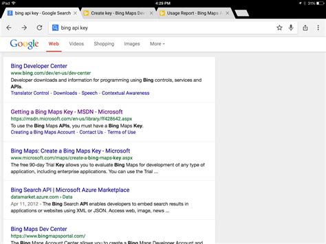 Solved How Do I Get An API For Bing Maps SAP Community