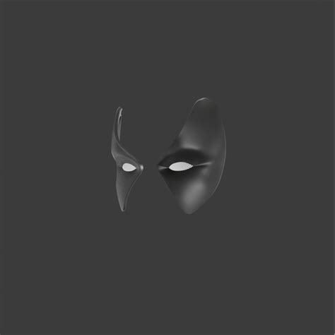 🎭 Deadpool Mask With Detailed Texture And Magnets Slots Deadpool