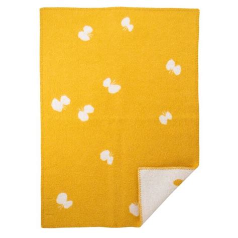 Klippan × Mina Perhonen｜ウールミニブランケット Choucho Comfota 北欧雑貨店