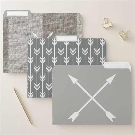 Native American Decorative Arrows And Canvas File Folder