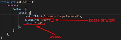 Topbar Alignment · Issue 4619 · Wixreact Native Navigation · Github