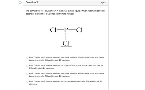 Explain How To Draw The Lewis Structure For Pcl3 Studycom