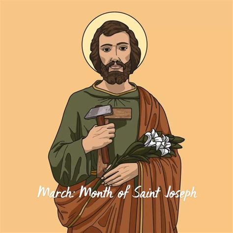 March Month Of Saint Joseph Prayer To Saint Joseph Shorter Version