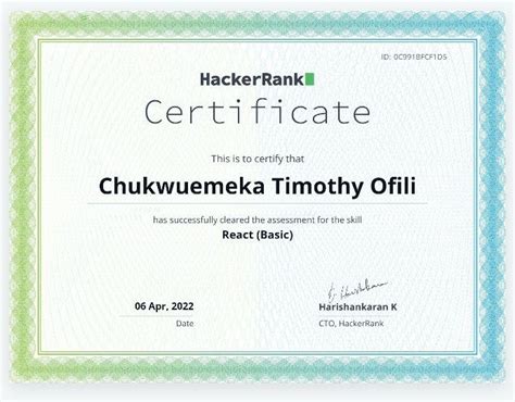 Chukwuemeka Ofili On Linkedin Just So You Know I Aced Hacker Ranks