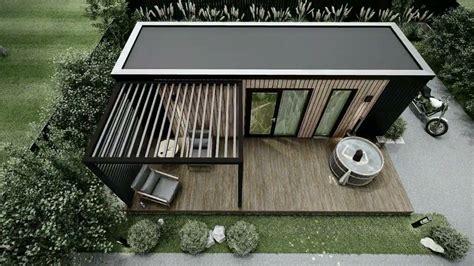 Обзор модульного дома Module One проект и планировка мини дома для загородного отдыха Мини