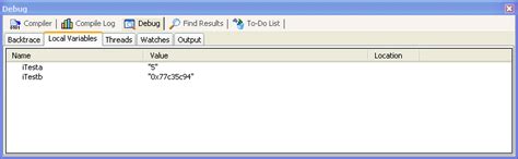 Watchpoints Minding Your Variables Wxdev C Documentation
