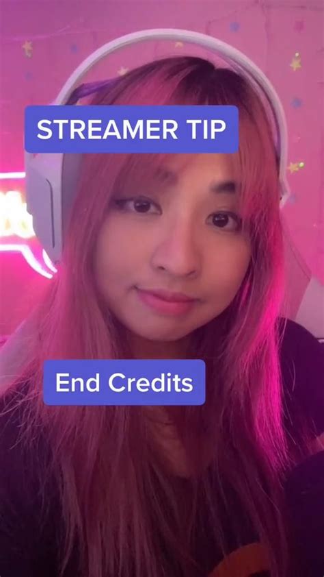 End Credits Twitch OBS Stream Labs Stream Tips Streamer Twitch Streaming Setup Diy
