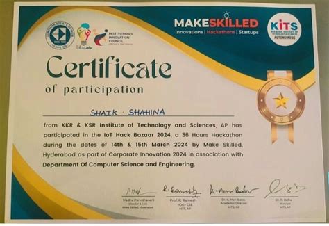 Shahina Shaik On Linkedin Iothackbazar2024 Hackathonvibes