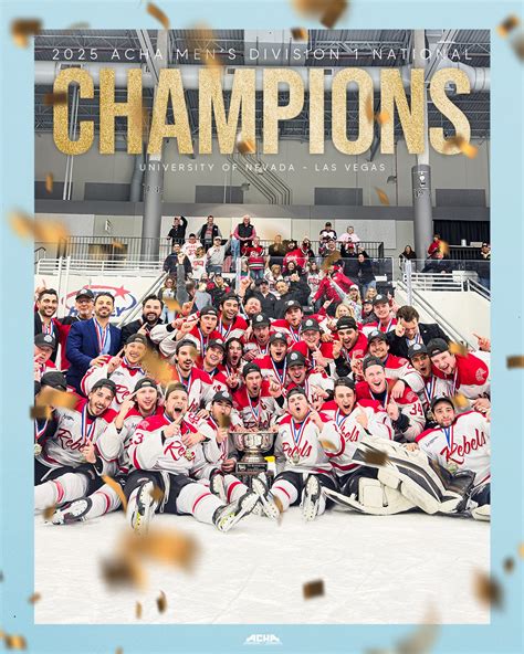 Acha M1 National Champions University Of Nevada Las Vegas American