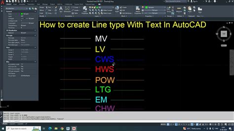 Easy AutoCAD Line Type With Text Expert Tips YouTube