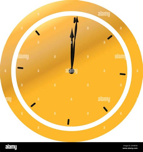 Golden Clock Icon Stock Vector Image And Art Alamy
