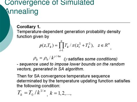 PPT Stochastic Approximation And Simulated Annealing PowerPoint