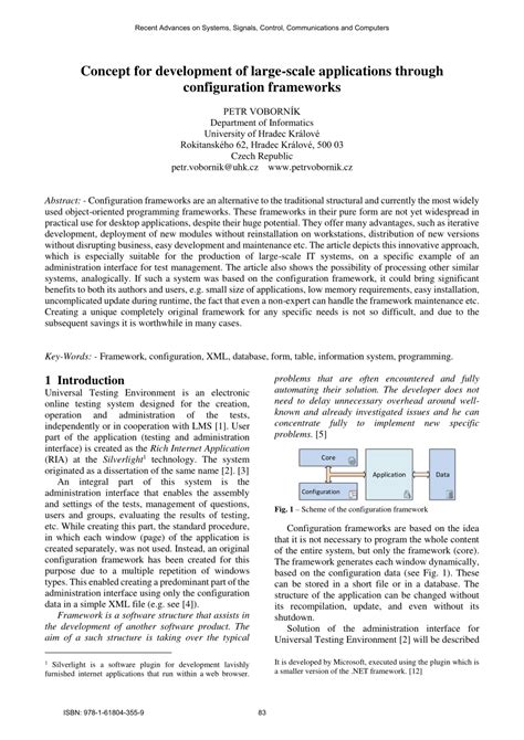 Pdf Concept For Development Of Large Scale Applications Through
