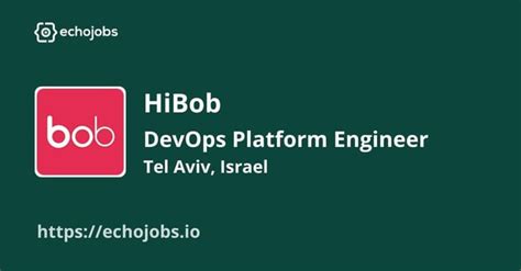 hibob is hiring devops platform engineer tel aviv israel [kubernetes terraform python go aws