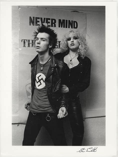 Lot Detail Sex Pistols Sid Vicious And Nancy Spungen Original Steve Emberton Signed Photograph
