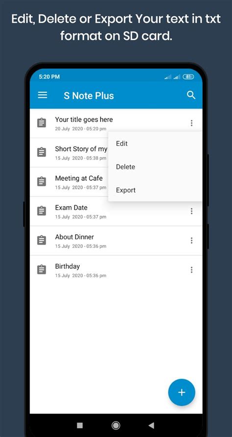 Notes App Android Studio Source Code By JPTheDeveloper Codester
