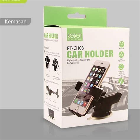 Jual Robot Rt Ch03 360° Rotatable Car Stent For Ios Android Smartphone Shopee Indonesia