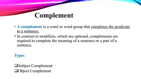 Basic Sentence Structure In English Grammar Ppt