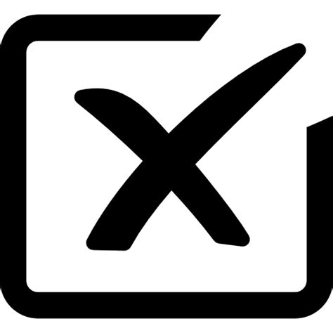 Checkbox Cross Icon Svg Vector And Png Free Download Uxwing