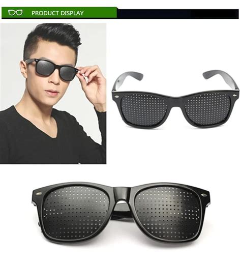 Anti Myopia Pinhole Glasses Pin Hole Sunglasses Eye Exercise Eyesight