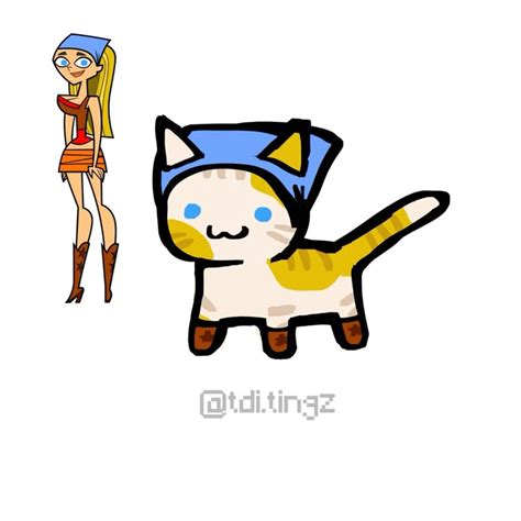 Lindsay Kitty Total Drama In 2024 Tv Animation Cartoon Tv Total