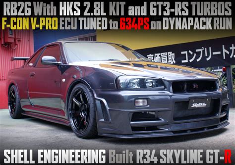 634psrb26改28lhks製gt3 Rsツインターボ金プロ34トランスファー強化r34スカイラインgt Rの国内中古車を掲載