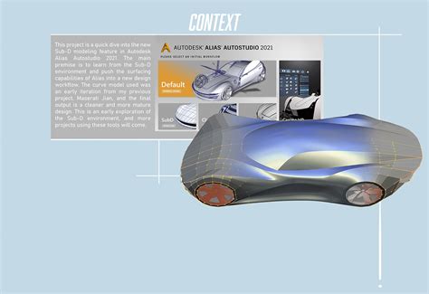 Alias Sub D Surfacing Quick Concept Behance