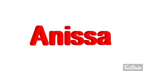 Anissa Name Animated  Logo Designs