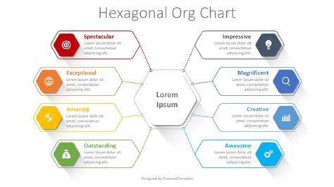 Hexagonal Organizational Chart Organizational Chart Org Chart