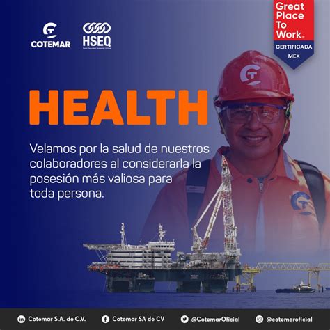 Cotemar S A De C V En Linkedin Hseq Somoscotemar Gptw