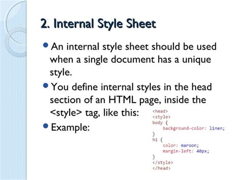Cascading Style Sheets Css Help Ppt