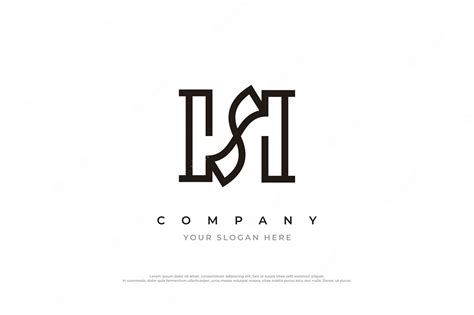 Plantilla de vector de diseño de logotipo de monograma de letra inicial ...