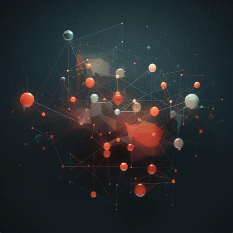 Premium Photo Polygons And Connected Dots