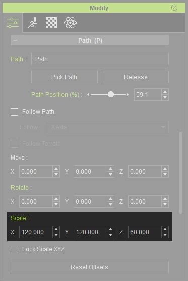Layering Scale Offset Keys