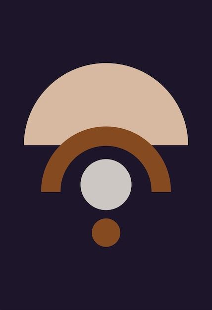 현대 기하학적 구성과 모양 추상 현대 배경 프리미엄 벡터