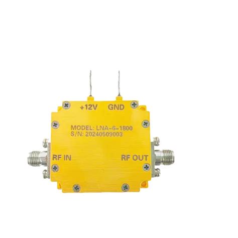 30db 6 18ghz Low Noise Amplifier For Signal Interception And Processing
