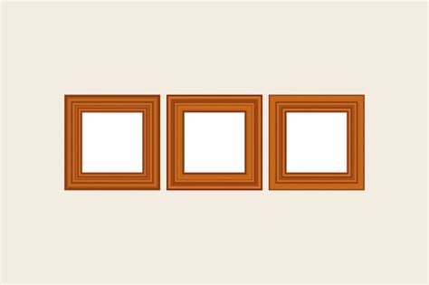 당신의 디자인을위한 제곱 황금 빈티지 나무 프레임세트 빈티지 커버 텍스트에 대 한 배치 빈티지 앤티크 골드 모던 직사각형 프레임 템플릿 벡터 그림 0명에 대한 스톡 벡터