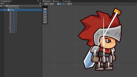 Создание костной 2д анимации в Unity Гайды по Unity