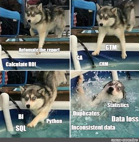 Сomics Meme Automate The Report Gtm Ga Crm Сalculate Roi Statistics