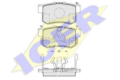 Колодки тормозные ICER 181718;181718 Задние - купить по низким ценам в ...